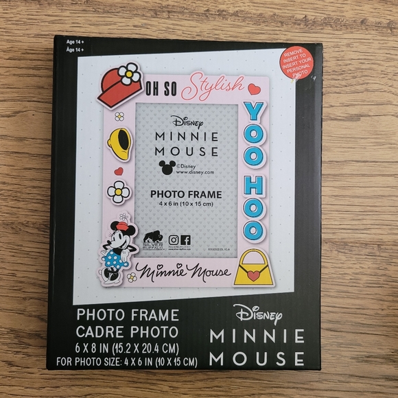 Disney | Accents | Minnie Mouse Picture Frame | Poshmark